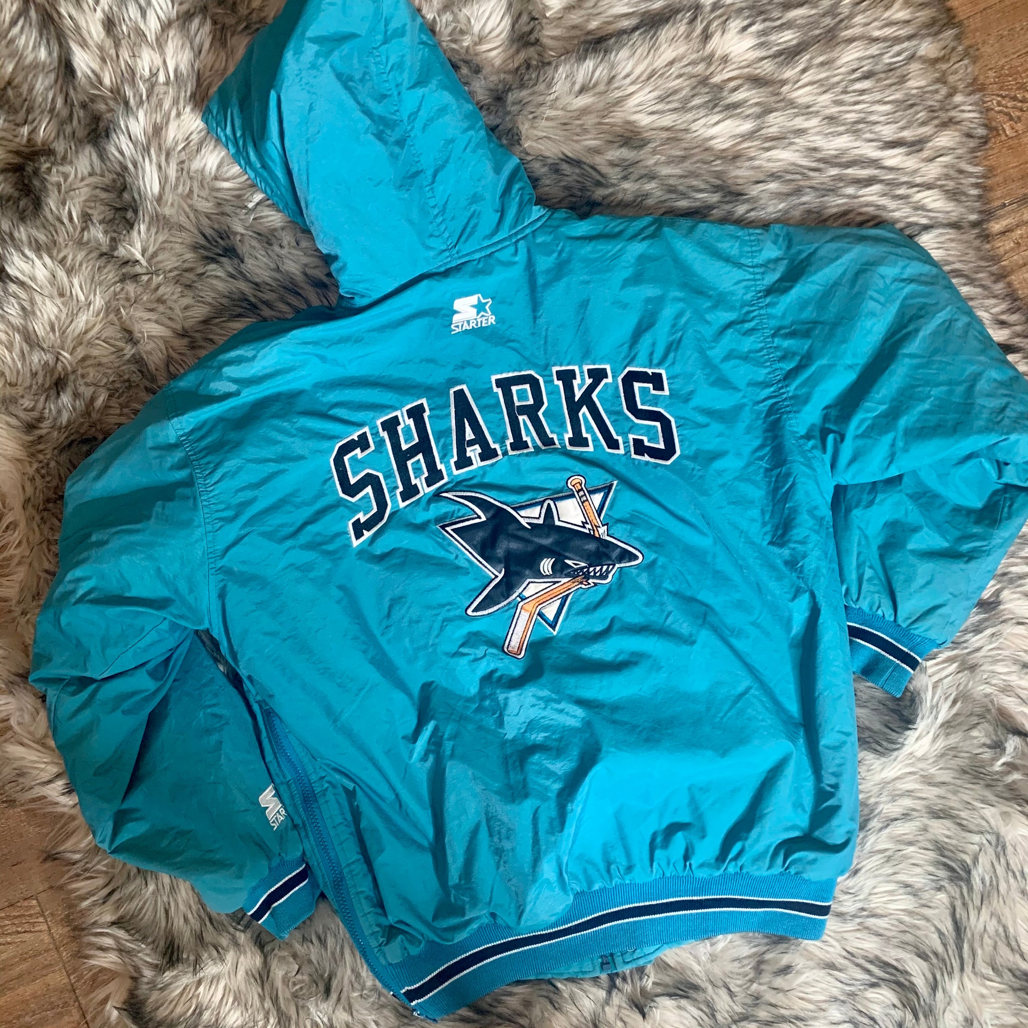 Vintage 90 San Jose Sharks starter jacket – SRKilla