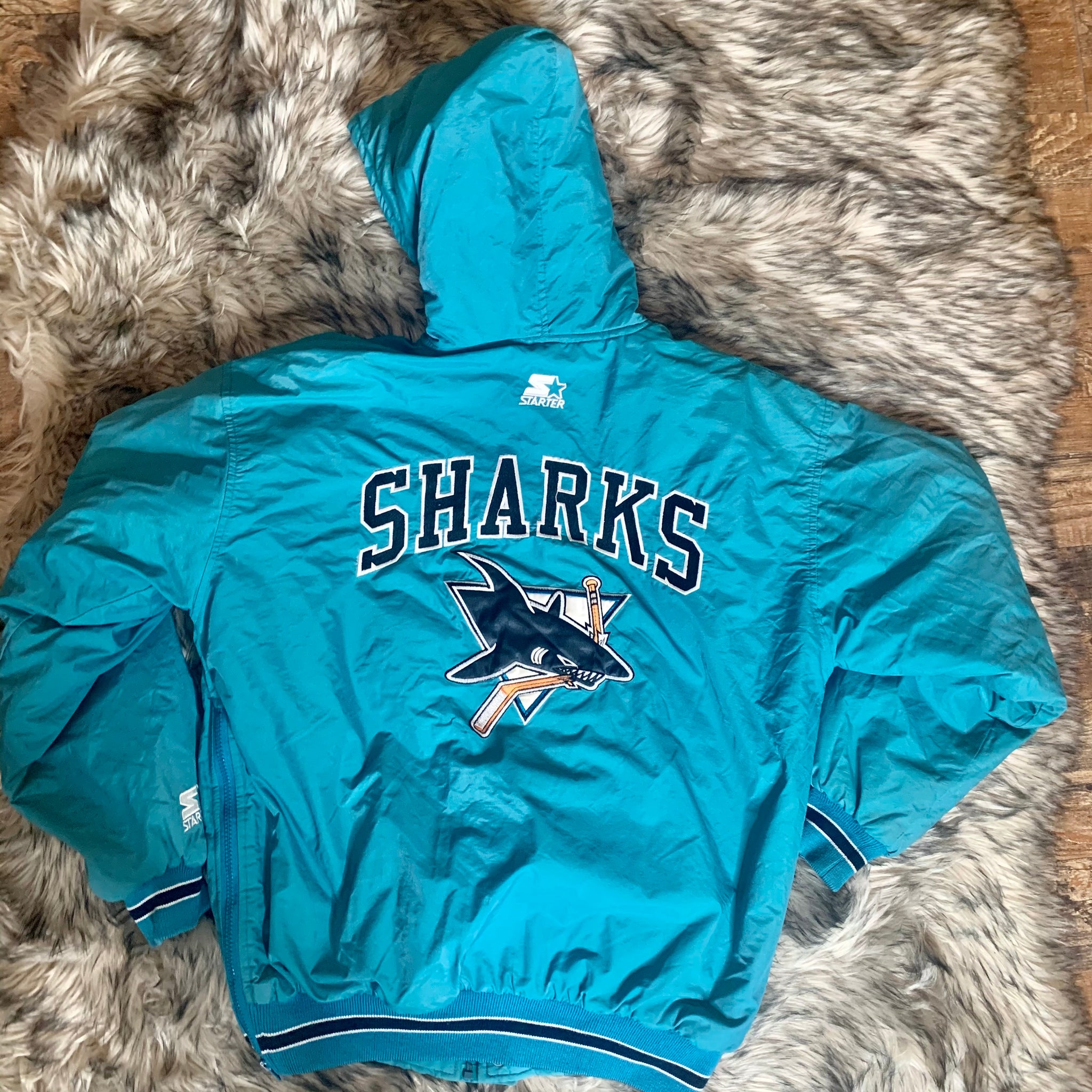 Vintage 90 San Jose Sharks starter jacket – SRKilla